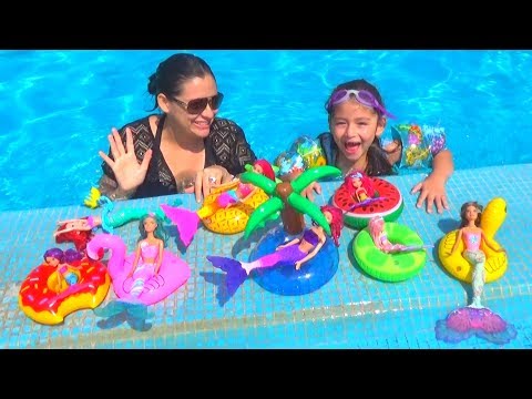POOL PARTY DE SIRENAS | PISCINA Y PLAYA | ALBERCA Y MAR | BARBIE | FIESTA DE PISCINA | MERMAID