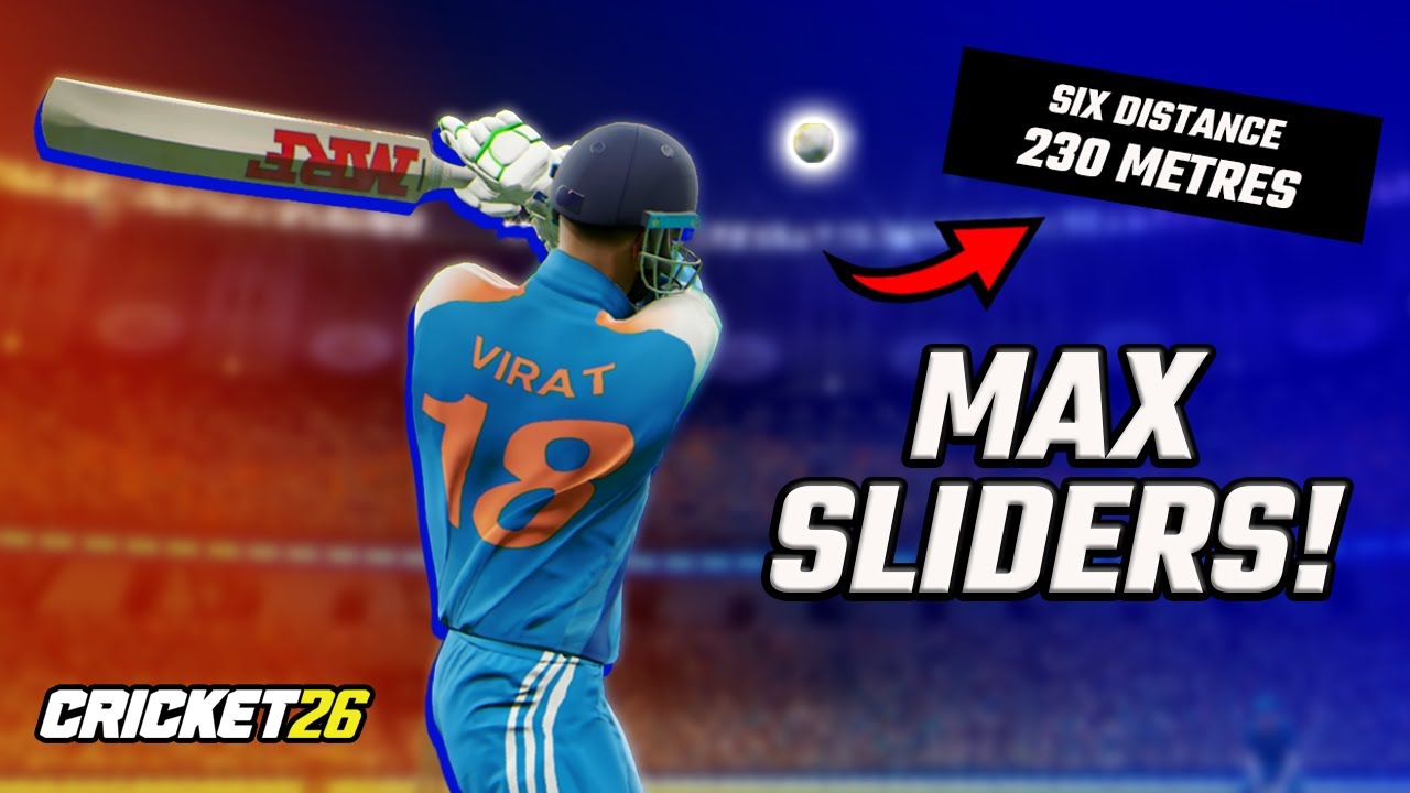 The CRICKET 26 Max Sliders Challenge! - YouTube
