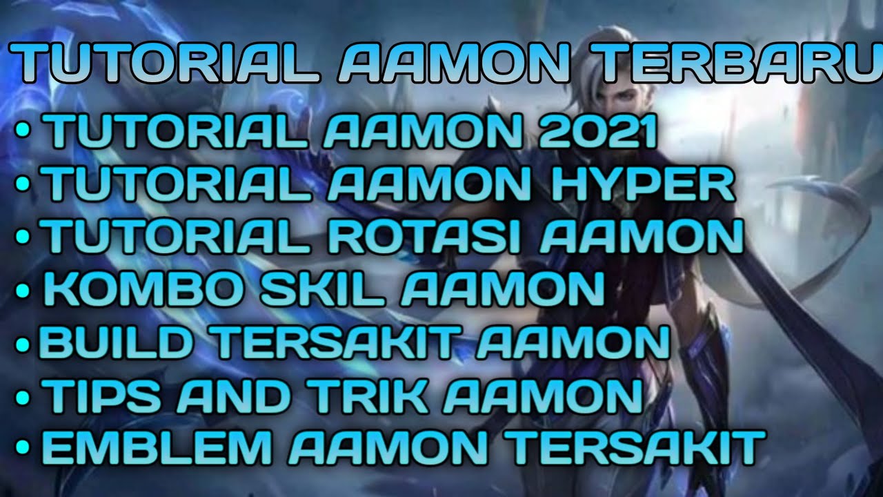Tutorial hero aamon | Combo skil aamon - mobile legends - YouTube