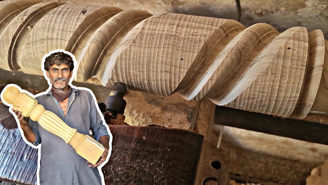 Making of wooden Pawa. - Process of wood Carving- Process of Making ...