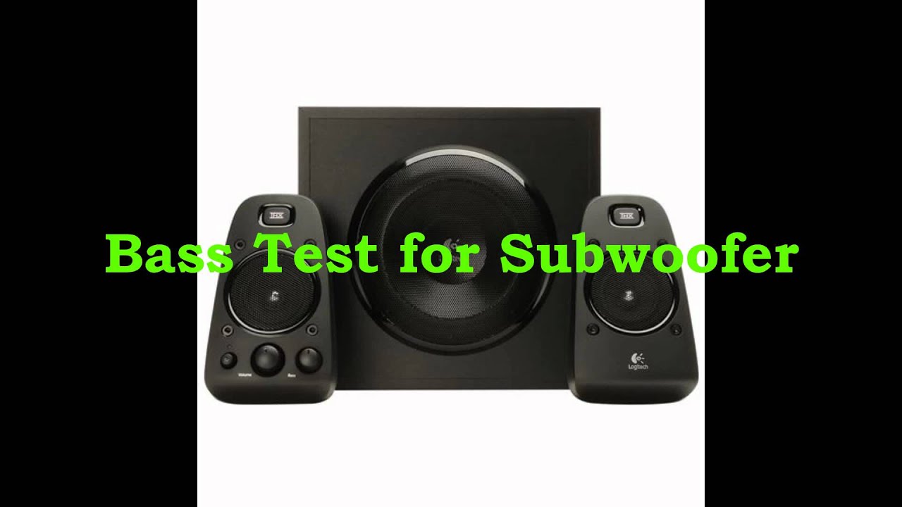 Bass Tester for Subwoofers - YouTube