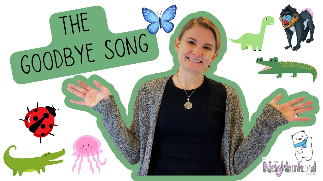 Goodbye Song for Preschool | Animal-Themed Farewell Song 🦁🎶 - YouTube