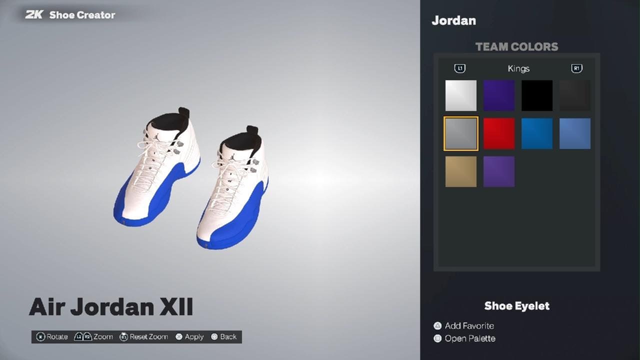 NBA 2K26 Custom Shoes Blueberry12s 🫐 - YouTube