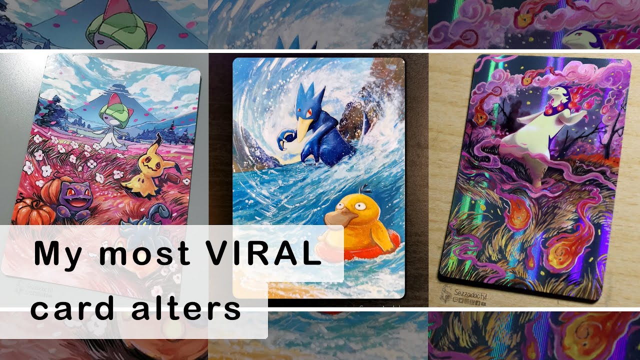 My Most VIRAL Pokémon Card Alters - YouTube