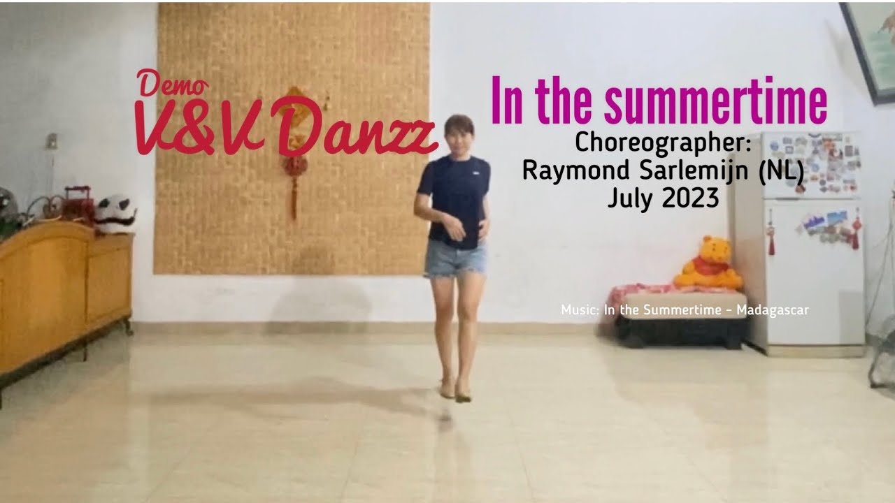 In the Summer Time - Line Dance (Choreo : Raymond Sarlemijn) - YouTube