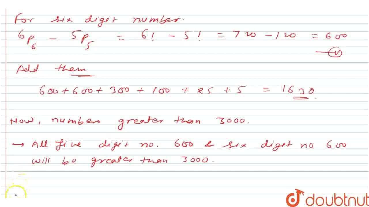 Find the number of positive integers, which can be formed by using any ...