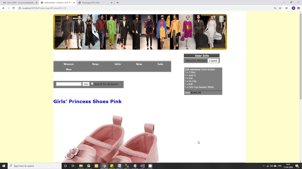 DRESS SHOPPING VERIFIED RECOMMENDATION SYSTEM ASP.NET PROJECT - YouTube