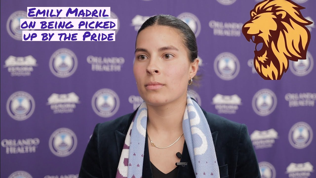 Emily Madril on being picked by the Orlando Pride - YouTube