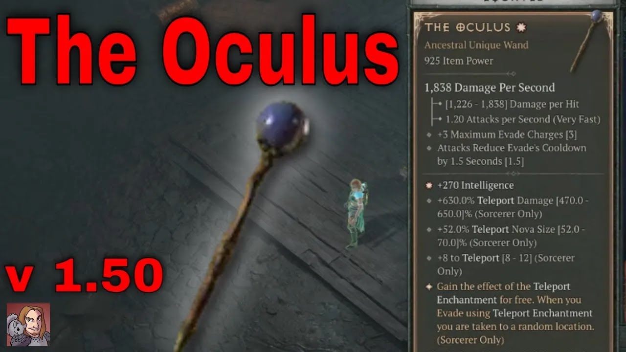Diablo IV Unique Items - The Oculus (Sorc Wands)[v1.5.0] - YouTube