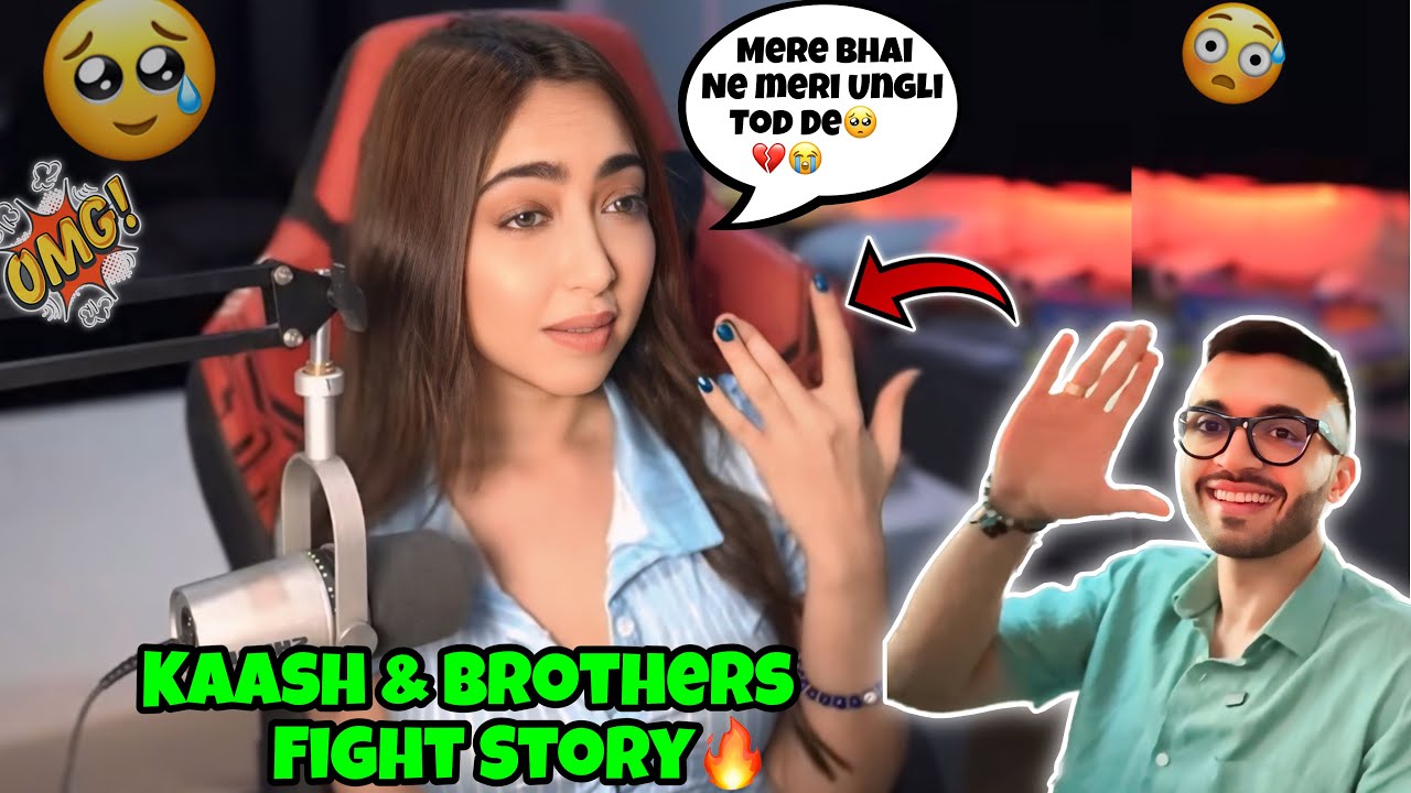Kaashvi And Her Brother Fight😱🔥| Kaash Finger Story😭💔 - YouTube