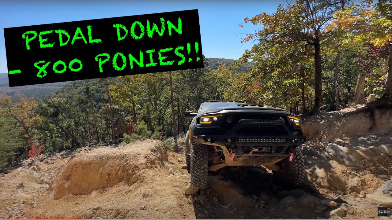 SENDING 800HP Full-Size RAM TRX Offroad up a ROCKY MOUNTAIN CLIMB ...
