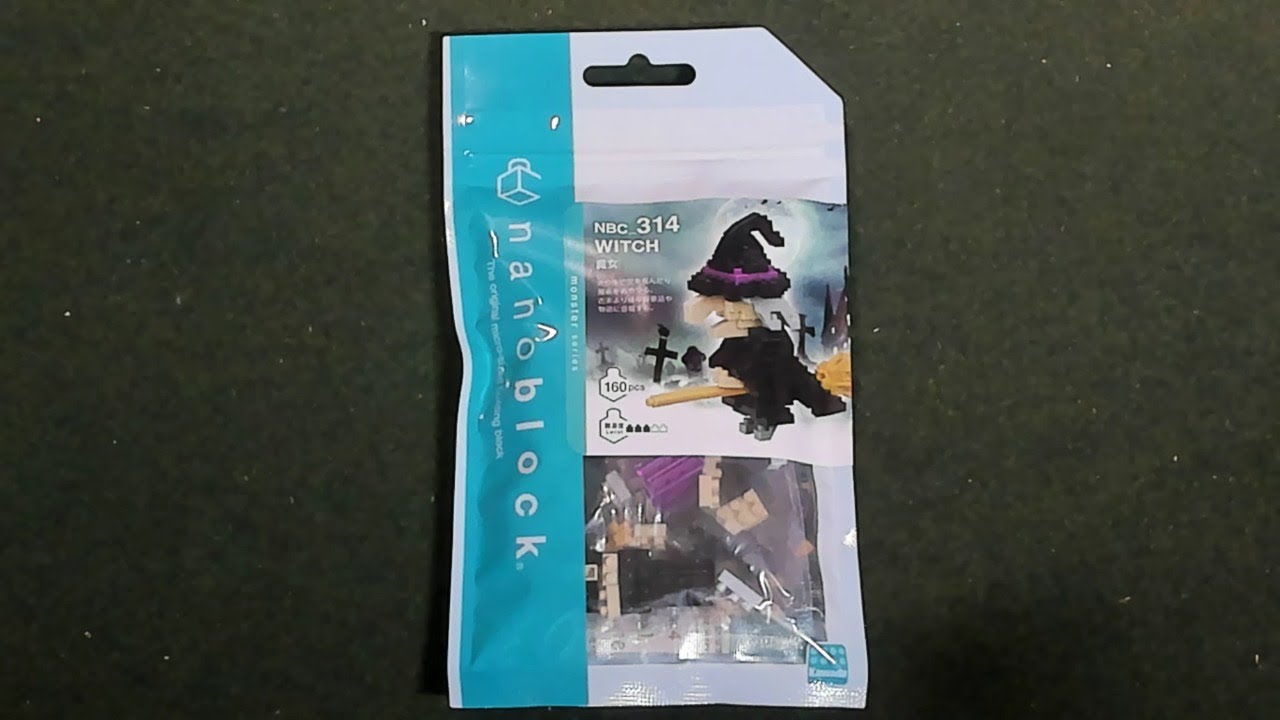 【nanoblock】魔女 (WITCH) [puzzle] - YouTube