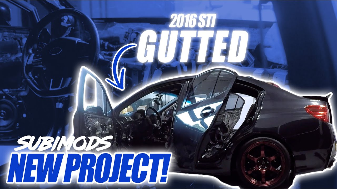 2016 Subaru STI Track Build Teardown! Pt.1 | SUBIMODS - YouTube