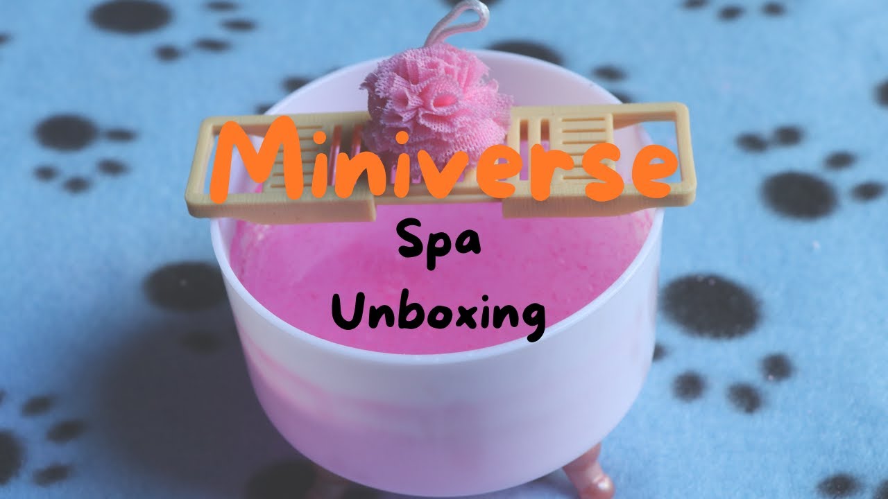 Miniverse Spa | Bath bomb Fail | Talking - YouTube