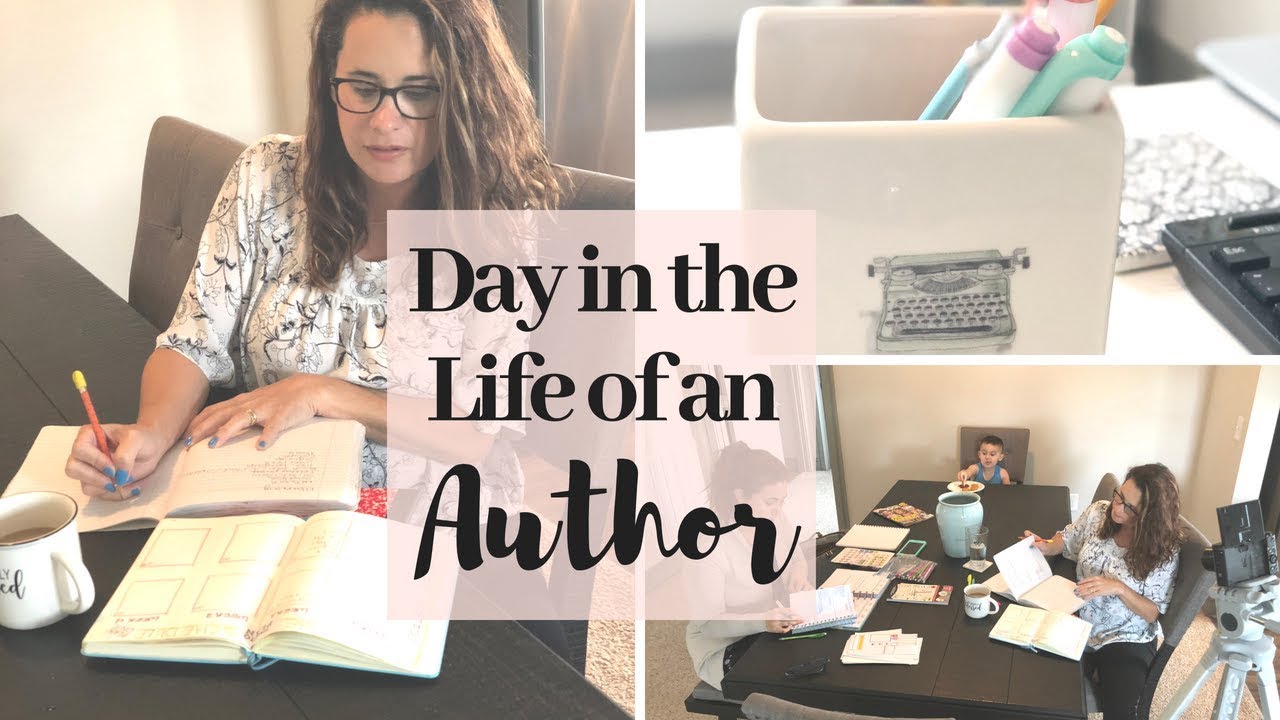 Day in the Life of an Author 2018 | Working, Chores and Authortube ...
