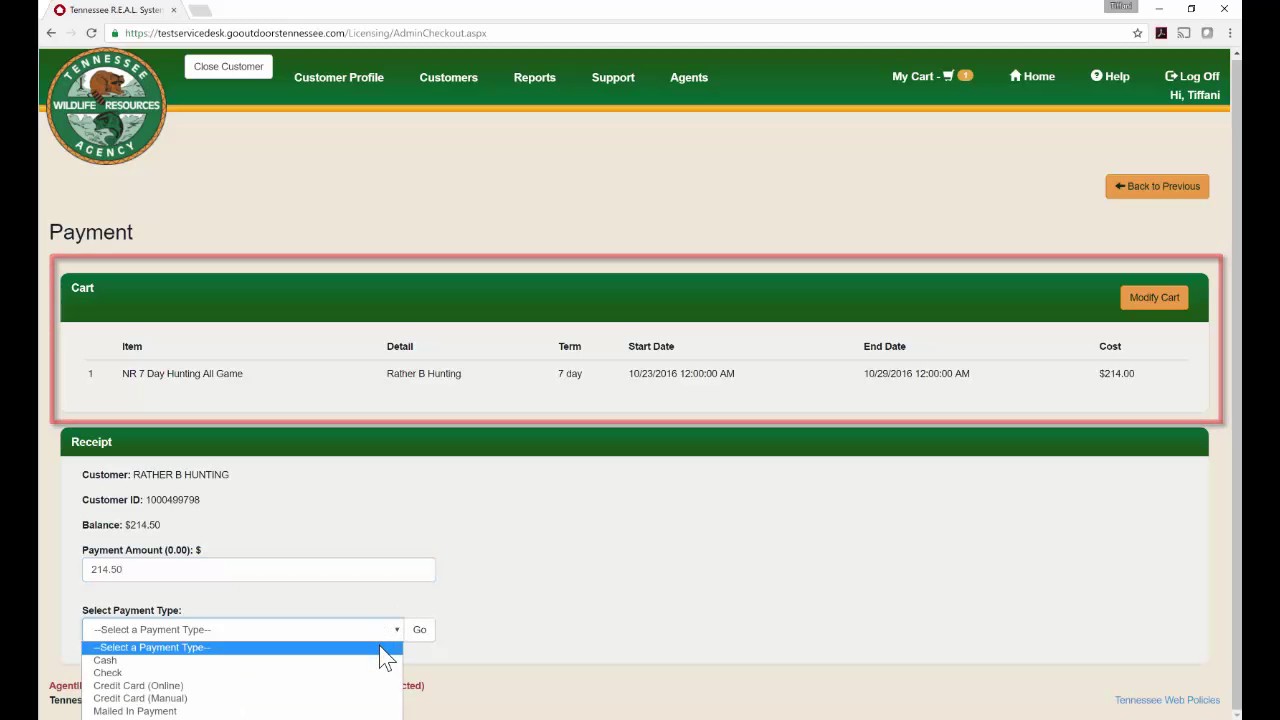 TWRA Service Desk Training - Selling a License - YouTube