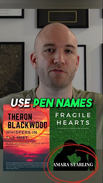 Why Authors Use Pen Names: Should You? - YouTube