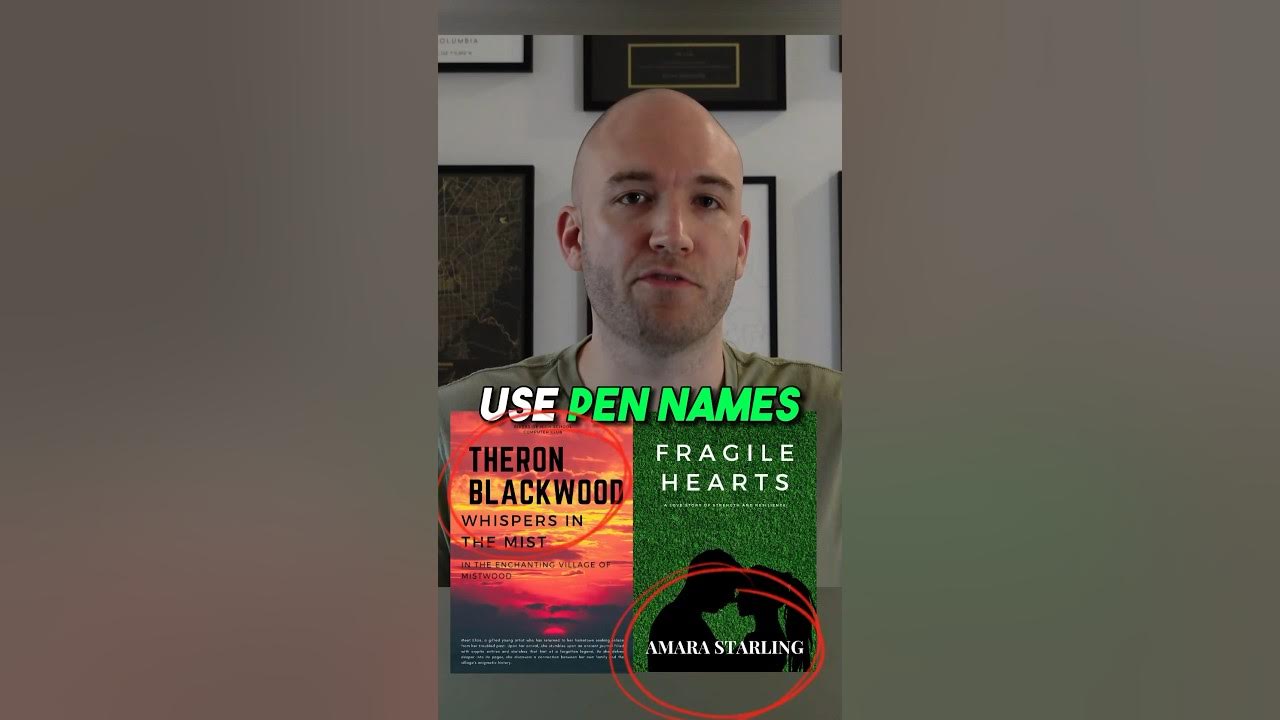 Why Authors Use Pen Names: Should You? - YouTube