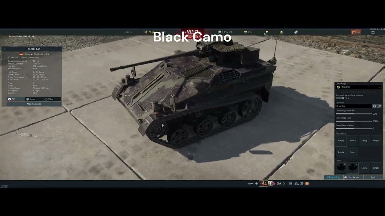 How to make a custom camo for the Wiesel with decals - YouTube