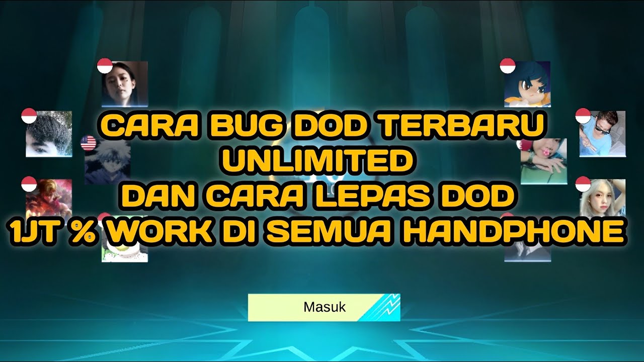 TUTORIAL BUG DOD TERBARU UNLIMITED DAN CARA LEPAS DOD YANG BENAR UNTUK GB MMR CLASSIC MOBILE ...