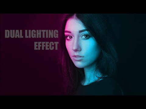 Easy Method For Portrait Dual Lighting Effects By Photoshop ...
