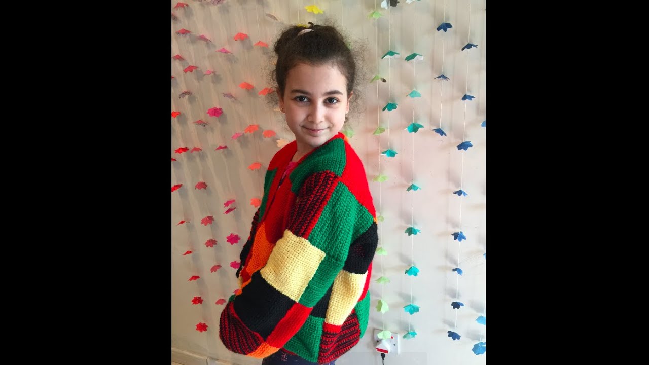 How to make Harry Styles' JW Anderson Cardigan | Crochet Cardigan - YouTube