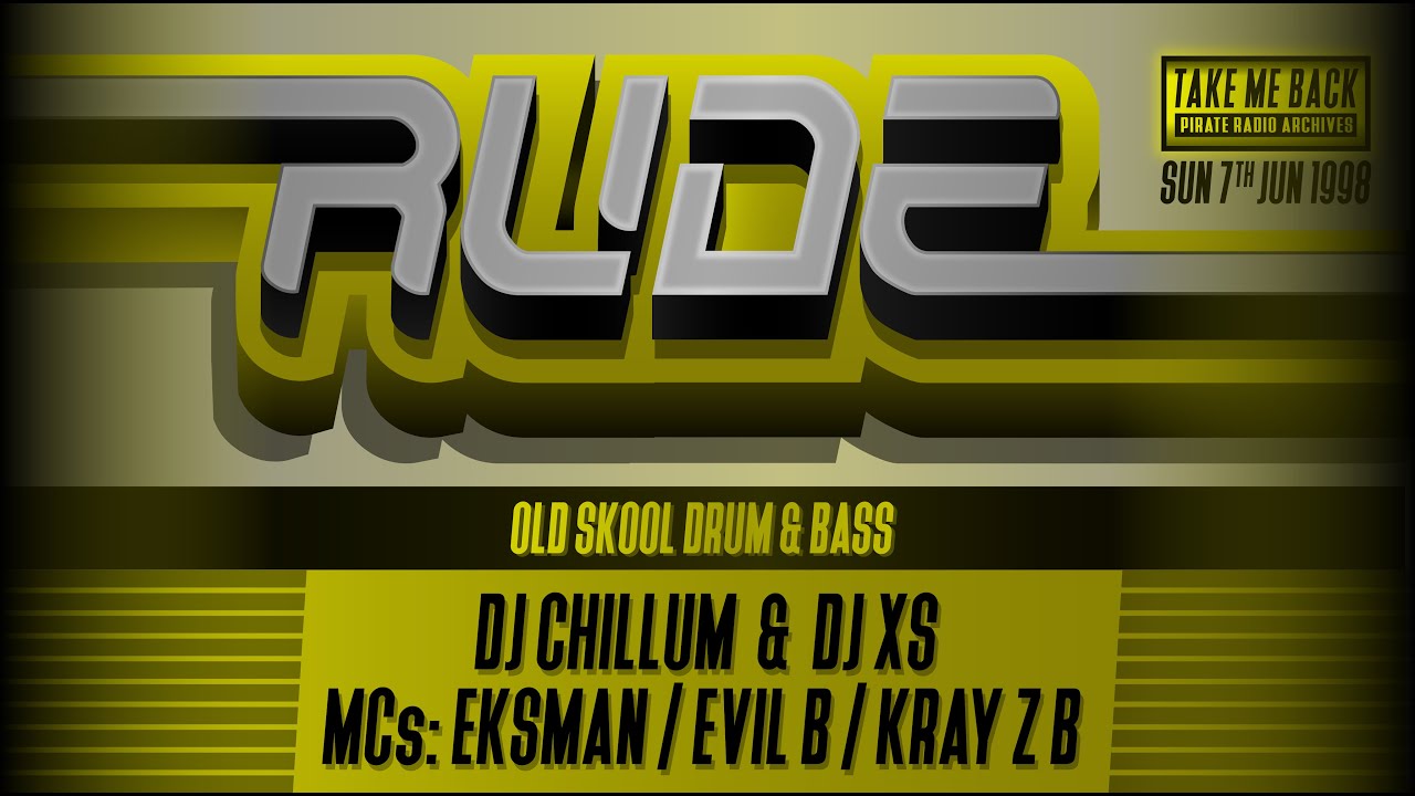 Eksman, Evil B & Kray Z B with DJs Chillum & XS | Drum & Bass 1998 ...
