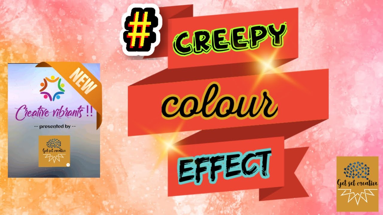 Creepy colour effects!! 🔥 - YouTube