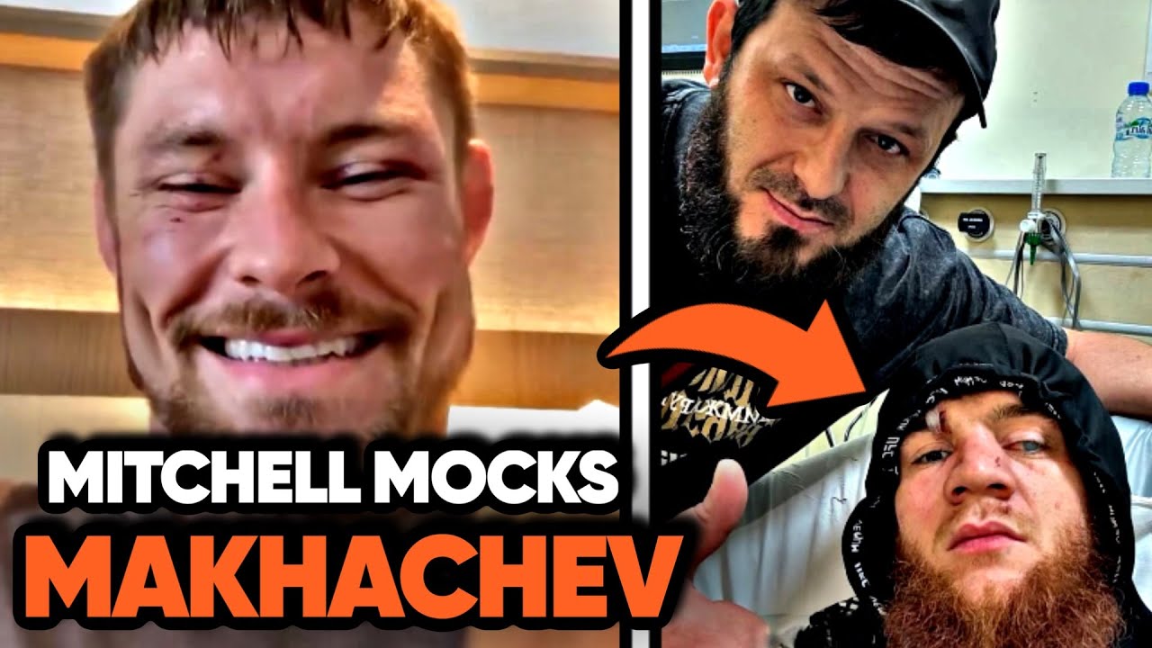MITCHELL MOCKS MAKHACHEV! MAGOMEDOV IN HOSPITAL - YouTube