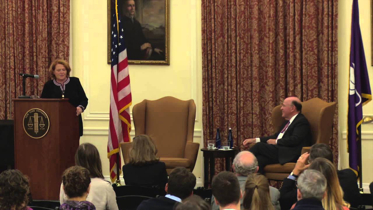 19th Annual Attorney General Robert Abrams Public Service Lecture: Sen ...