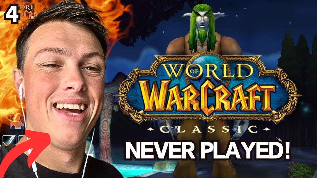 I PLAYED WORLD OF WARCRAFT CLASSIC FOR THE FIRST TIME EVER - YouTube