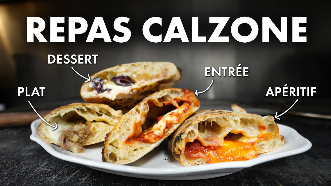 4 Recettes de Calzones avec le chef Giuseppe Sacchetti !🍕 - YouTube