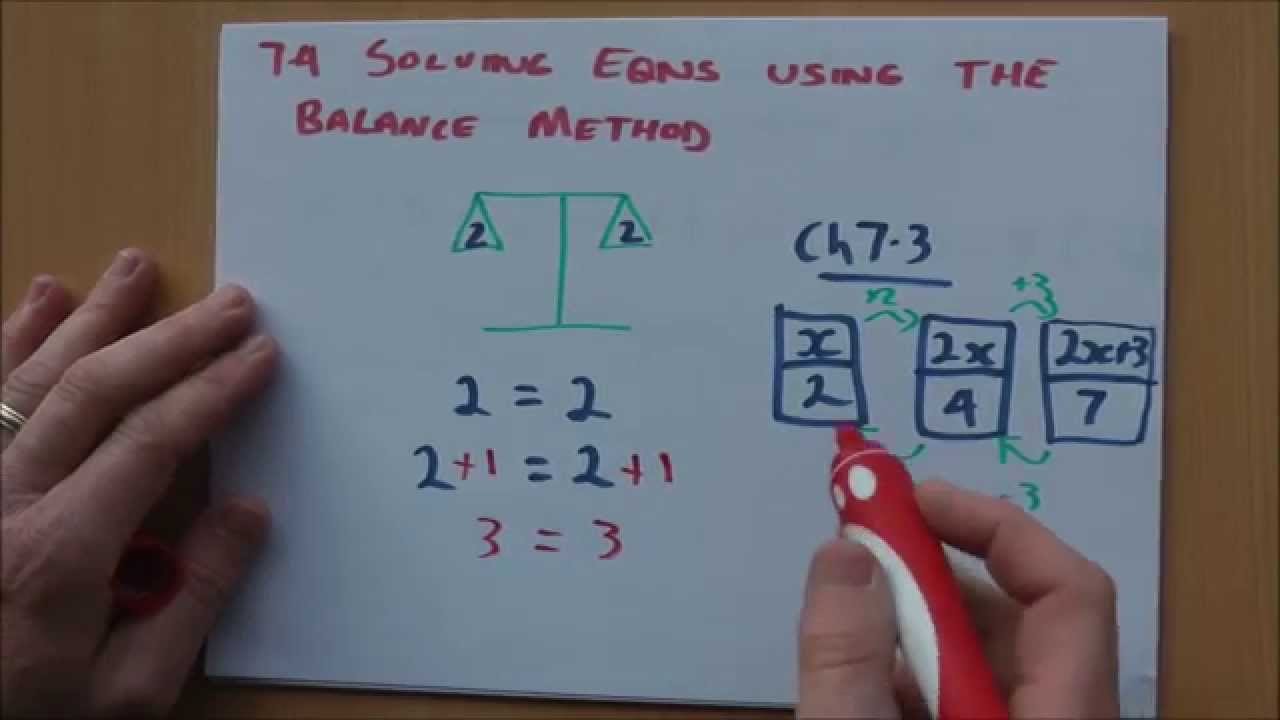 Pearson Mathematics 7 Ch 7 4 Solving Equations Using The Balance Method YouTube pearson-mathematics-7-ch-7-4-solving-equations-using-the-balance-method-youtube