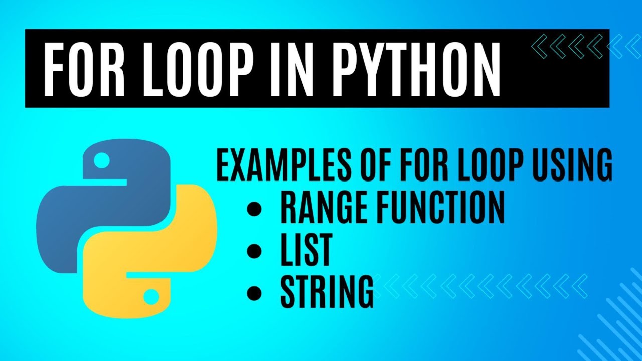 For Loops In Python Are Easy Python Tutorials For Beginners For 3333