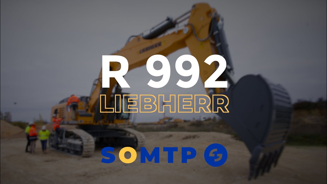 Livraison d'une légende : la Liebherr R 992 - YouTube