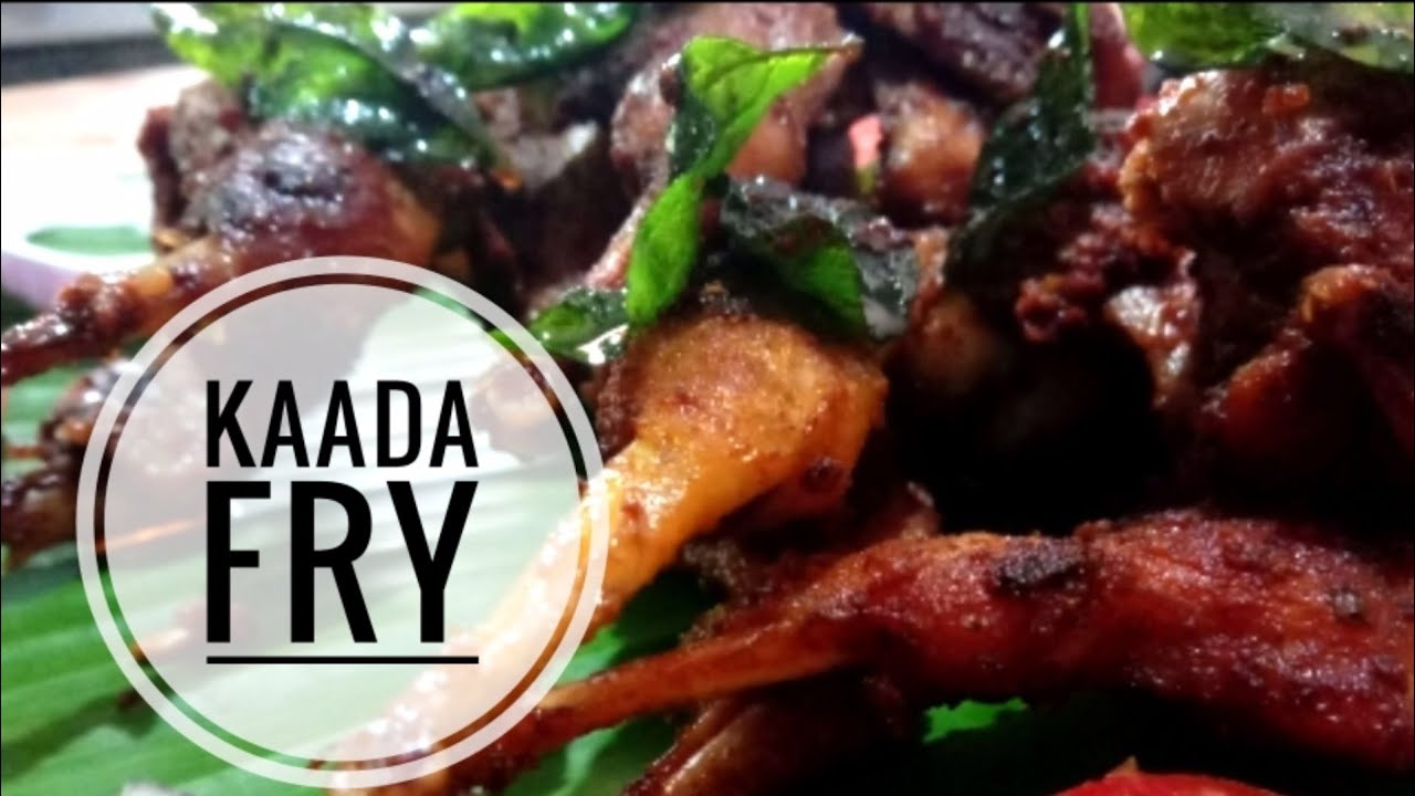 Kerala Style Kaada Fry||കാട പൊരിച്ചതു ||Quail Fry Recipe - YouTube