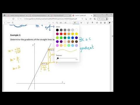 Grade 9 Graphs: Lesson 2 - The Gradient of a Straight Line - YouTube
