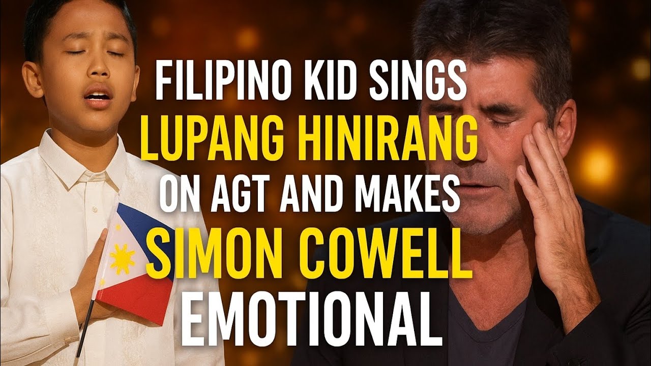 Filipino Kid Sings Lupang Hinirang on AGT and Makes Simon Cowell ...