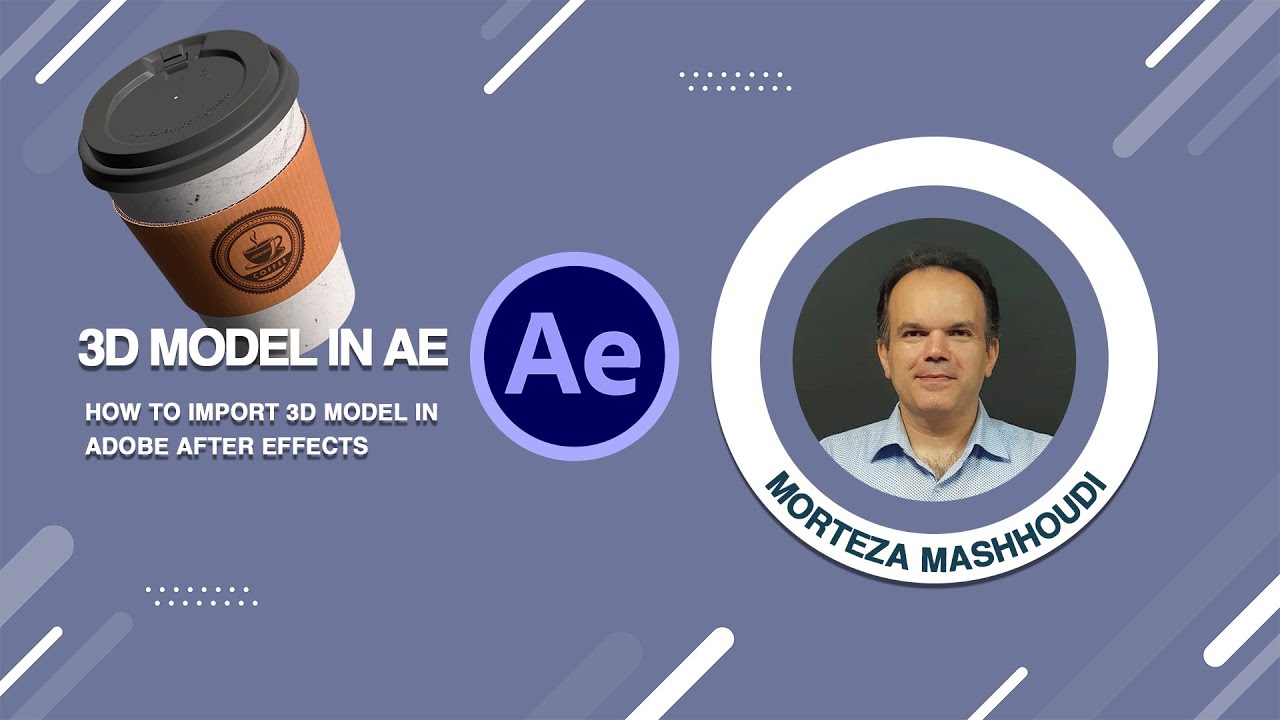 How to Import 3D model in Adobe After Effects. - YouTube