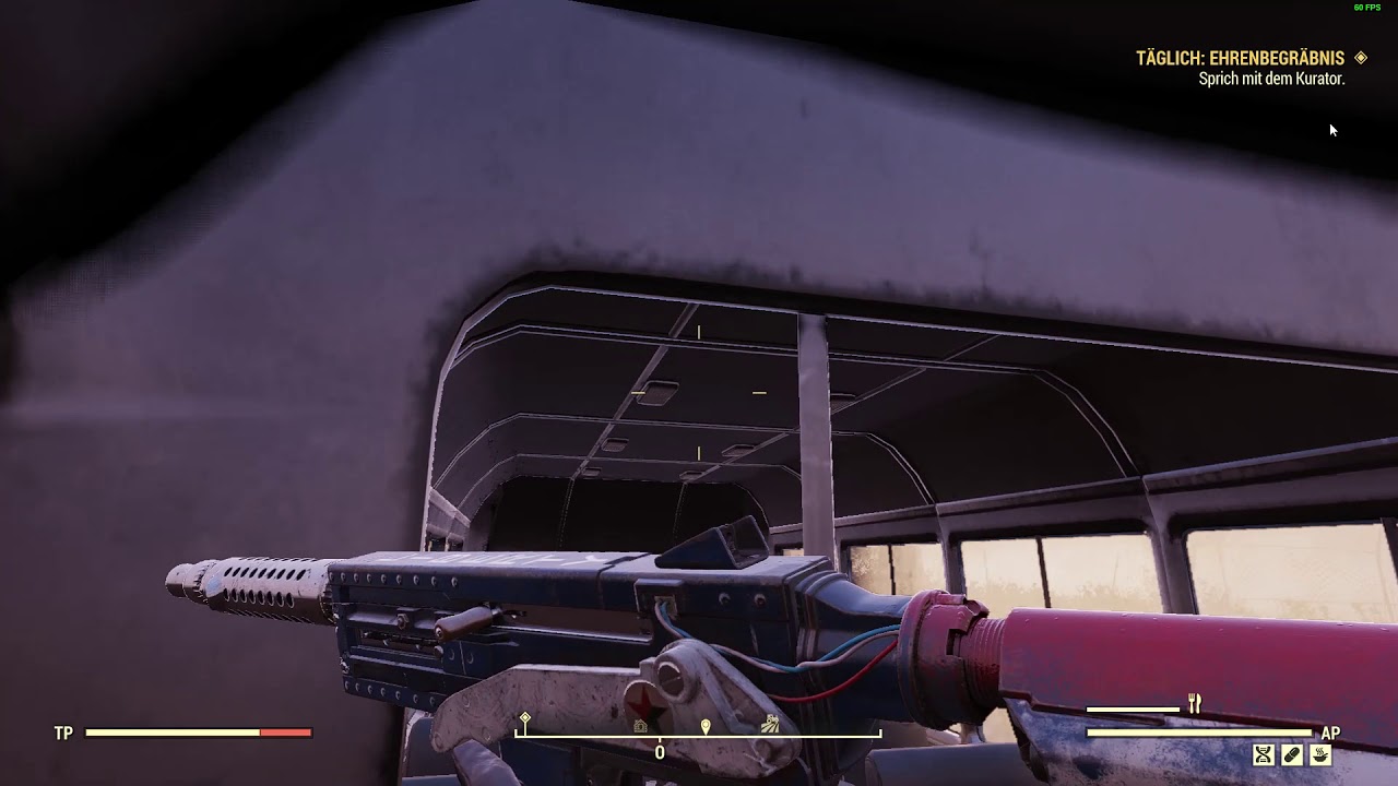 Fallout 76 - Very clean bus windows totally out of place. - YouTube