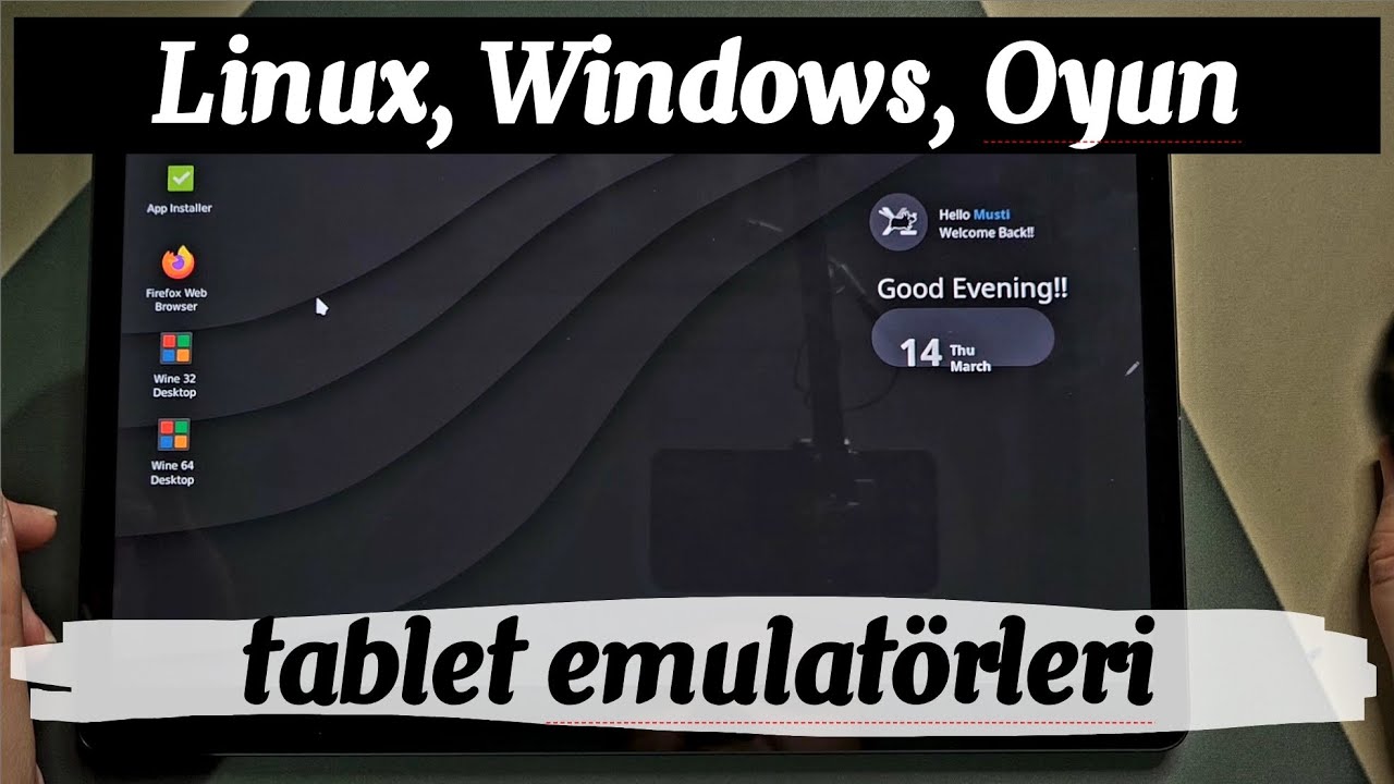 Samsung Tab S9 Plus ve Yuzu, Aethersx2, Winlator, Mobox, Linux ...