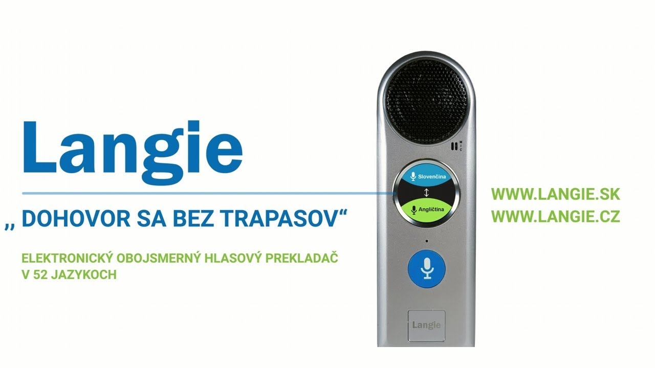Prekladač viet a textov online / offline - vreckový translator LANGIE ...