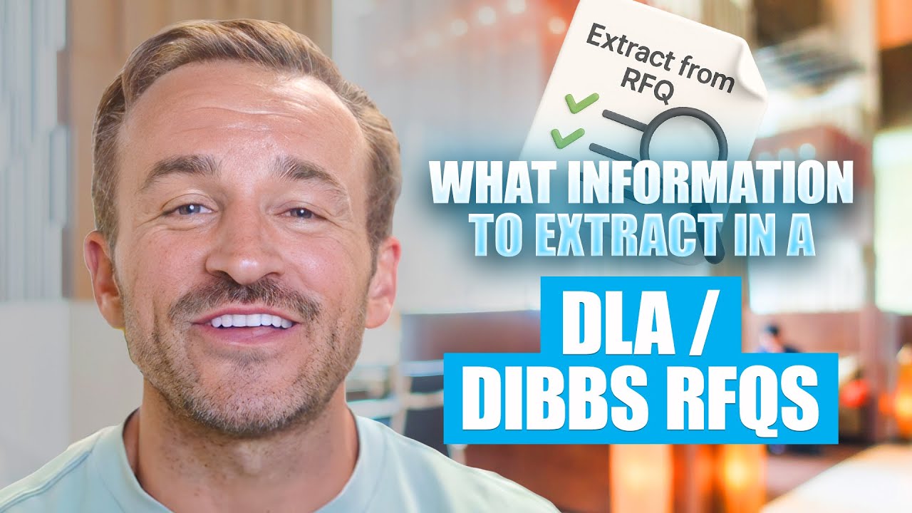 What Information to Extract in a DLA / DIBBS RFQs - YouTube