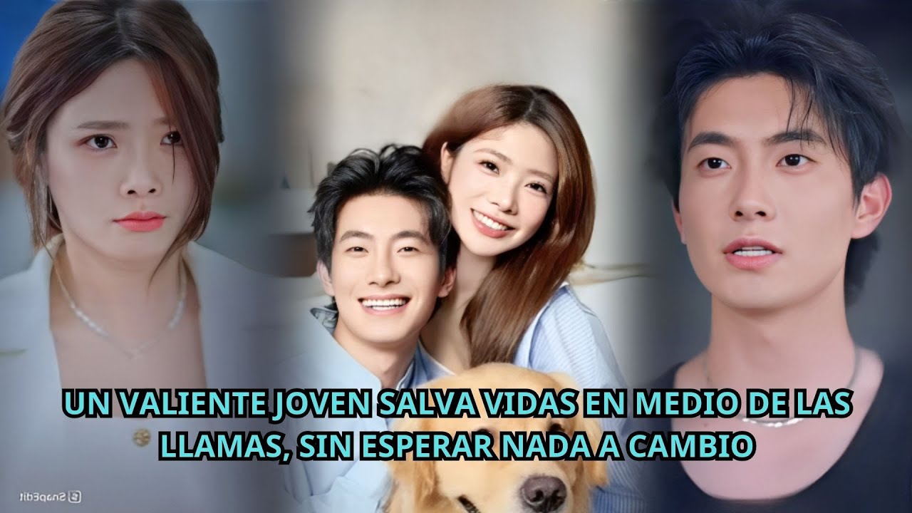 Un valiente joven salva vidas en medio de las llamas, sin esperar nada ...