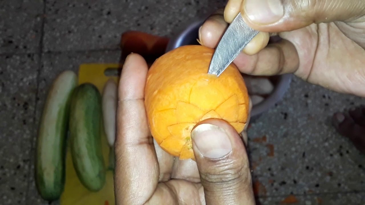 How To Make carrot Rose's Craving garnish - YouTube