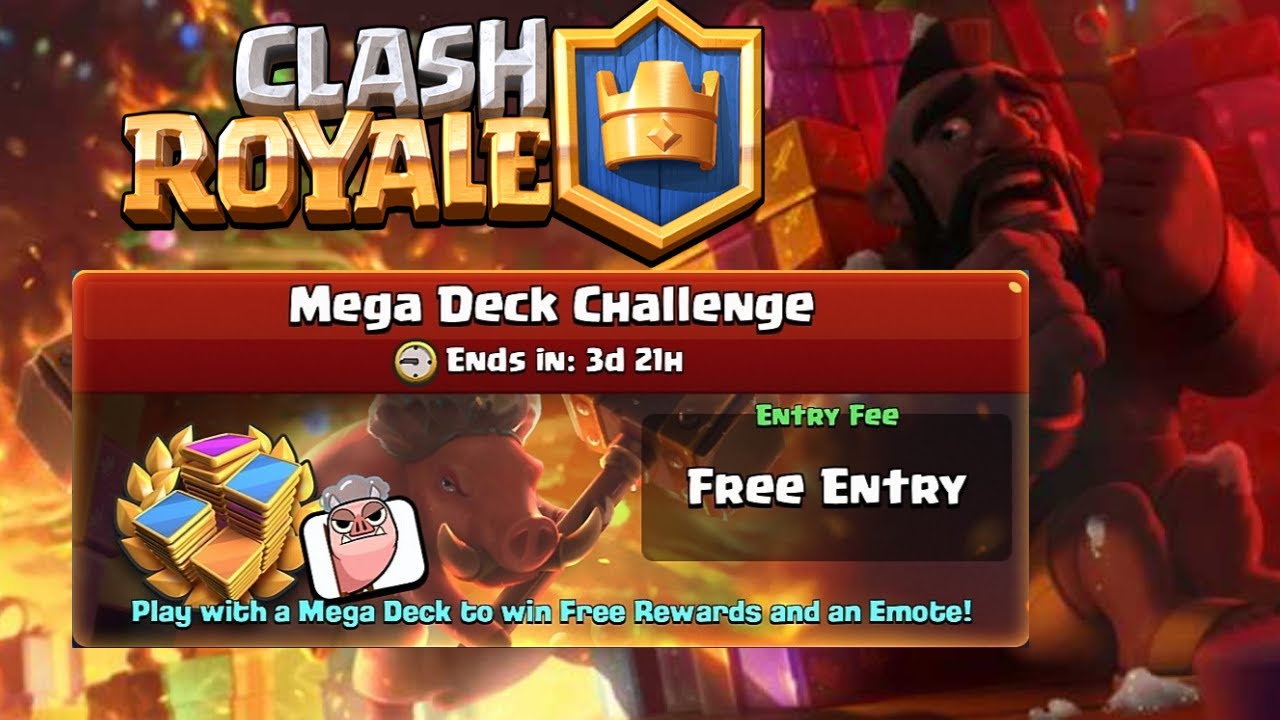 Best Deck for Mega Deck Challenge! mega deck challenge clash Royale ...