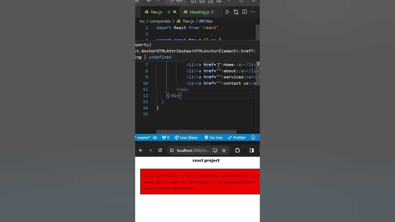 How To Make A Navbar In Our React Project Coding Html Webdesign Html5 Htmlcode Python Css 9428
