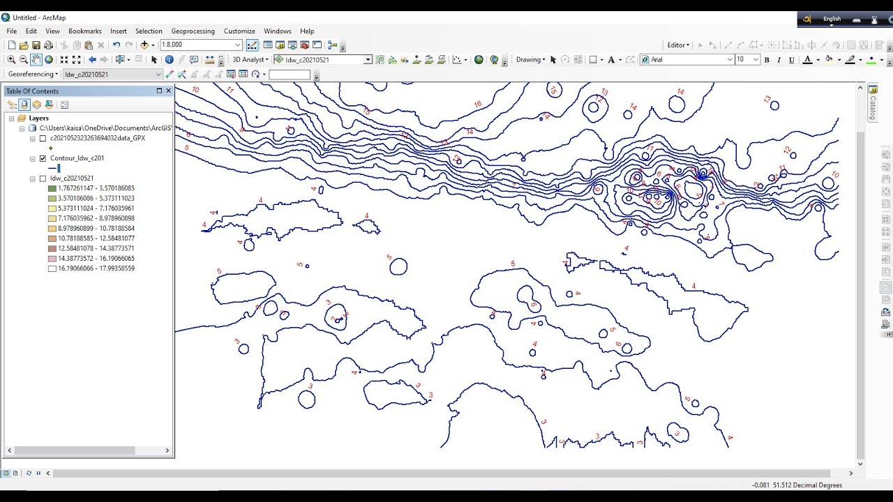 Extract Contour Line From Google Earth Create Contour Map In ArcMap extract-contour-line-from-google-earth-create-contour-map-in-arcmap