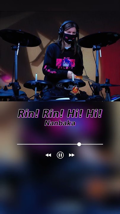 Полное видео NANBAKA - RIN! RIN! HI! HI! ｜DRUM COVER【RHYTHMS OTAKU】｜TV-size OP на канале - YouTube