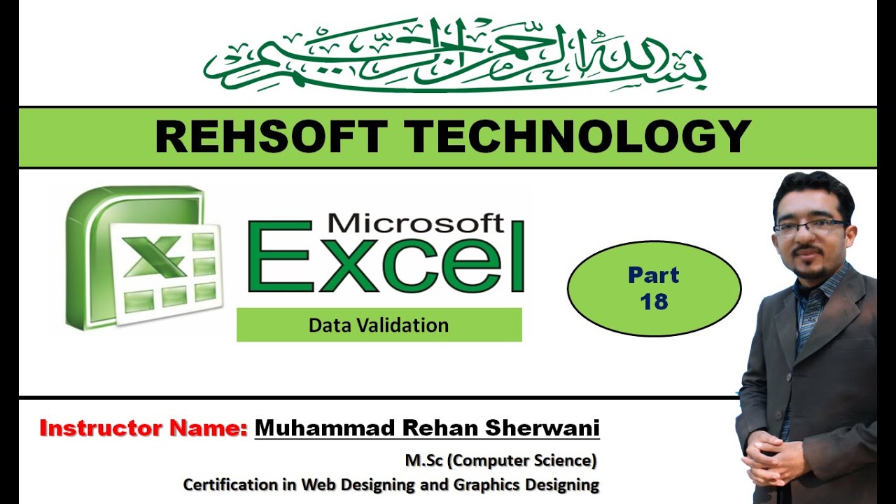 Data Validation In Excel Part 18 YouTube Data Validation In Excel Part 18 YouTube